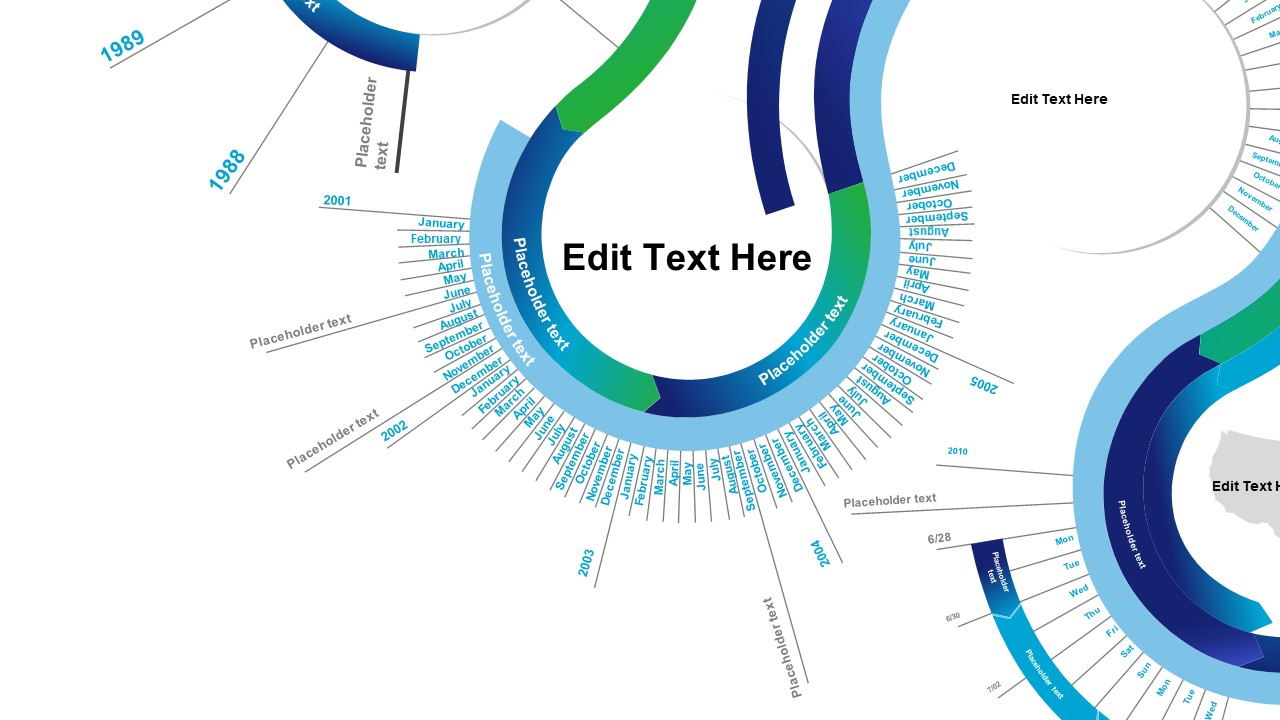 Gear Zoom PowerPoint Timeline - SlideModel