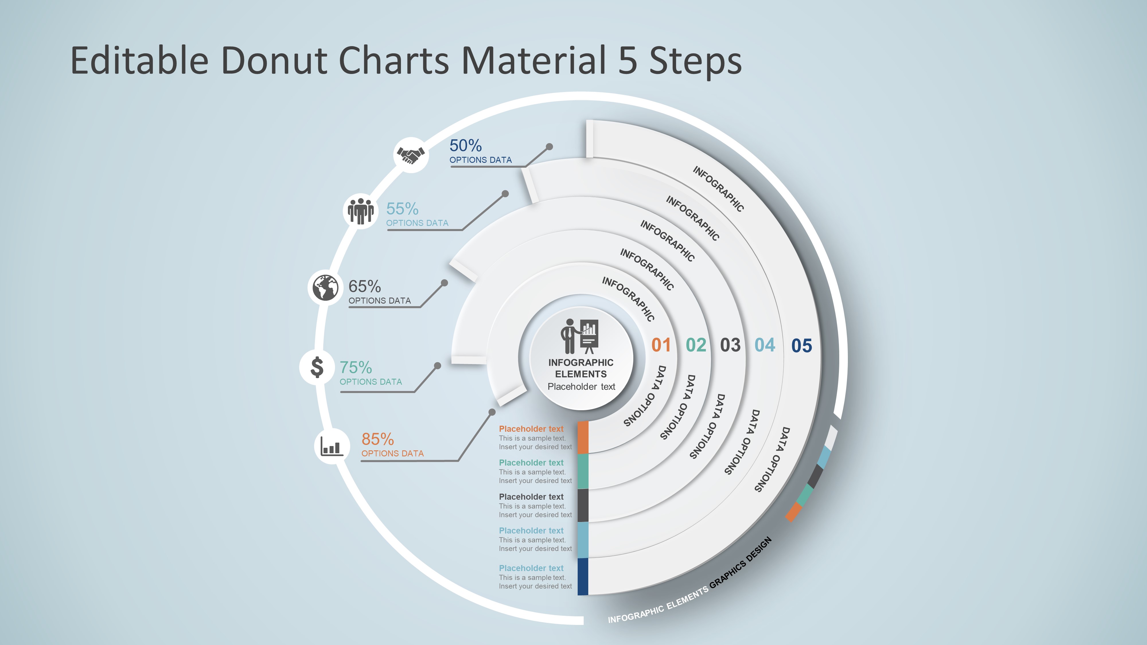 Editable Donut Charts Material Powerpoint Diagram Slidemodel Donut Vrogue