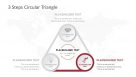 3 Steps Process Cycle Template - SlideModel
