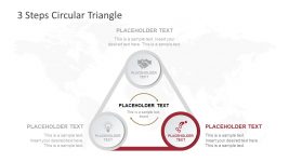 3 Steps Process Cycle Template - SlideModel