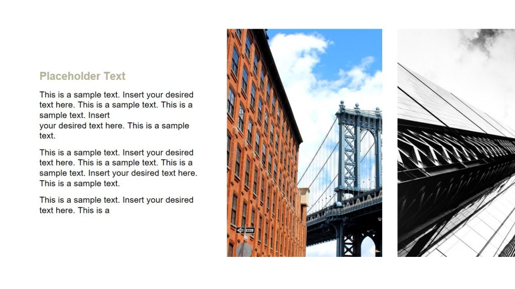 Two Content PowerPoint Placeholders - SlideModel
