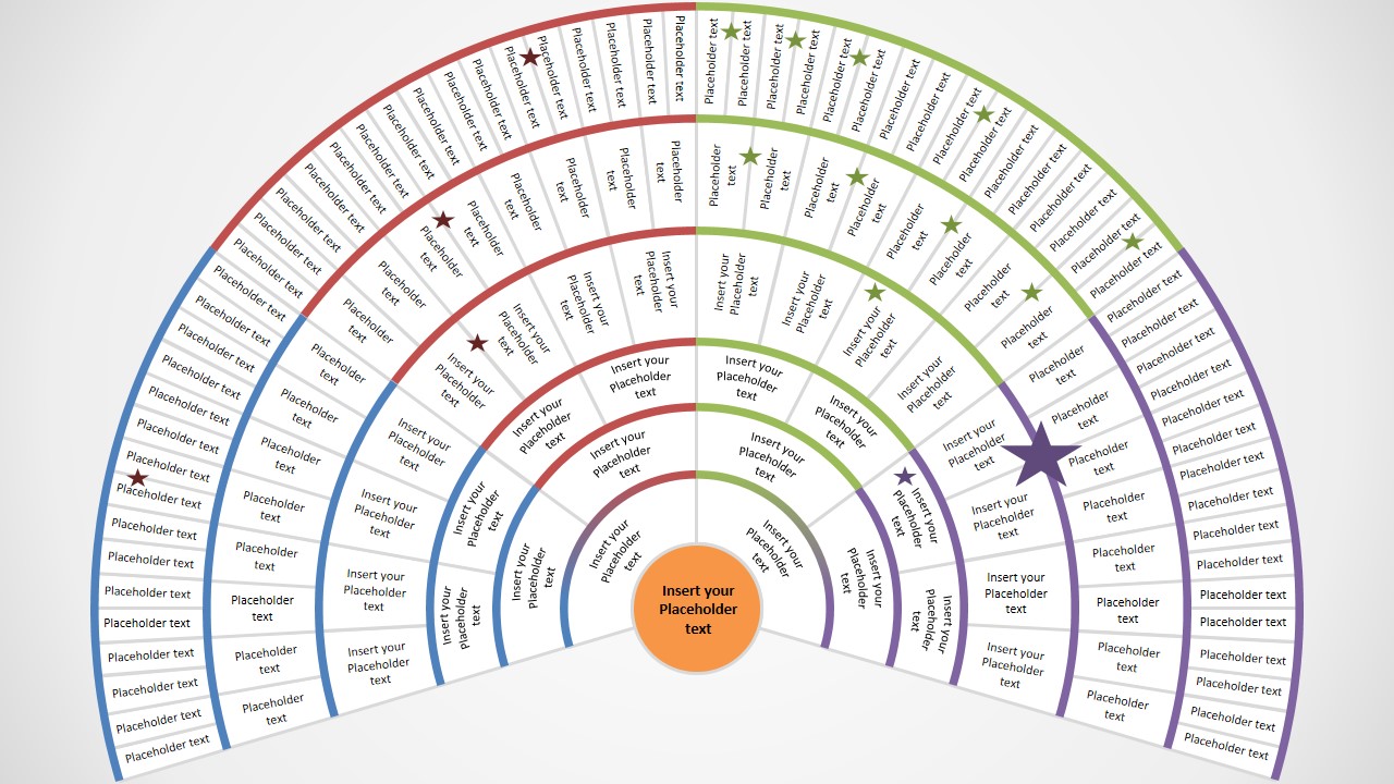 Genealogy Fan Chart 5 Generations SlideModel Genealogy Fan Chart 5 Generations SlideModel