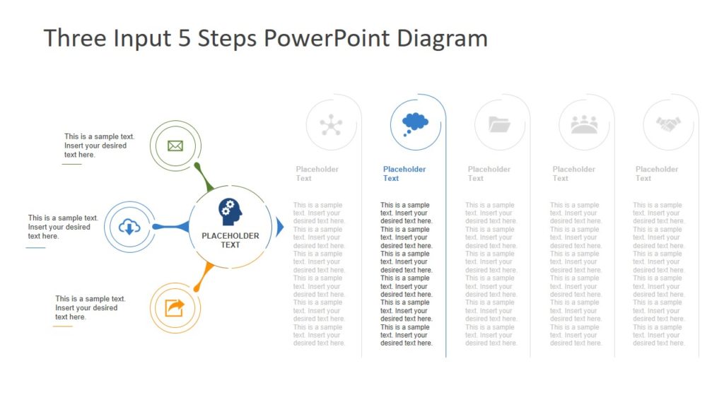 Process Flow of Input and Output PowerPoint - SlideModel