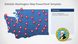 State Map of Washington PowerPoint - SlideModel