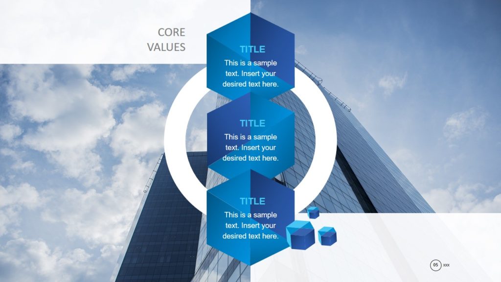 PPT Core Values of Company - SlideModel