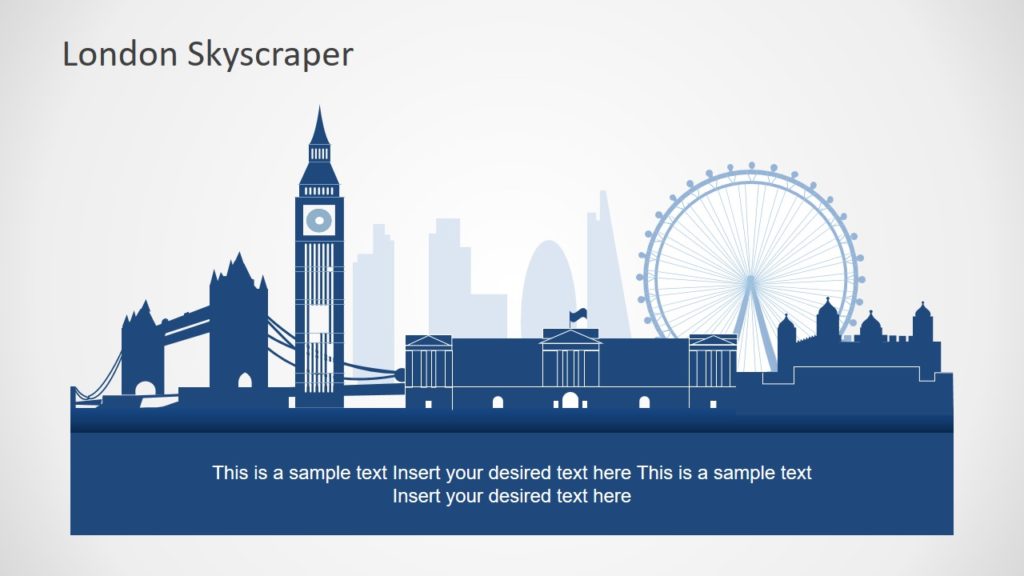 Cityscape PowerPoint Map London - SlideModel