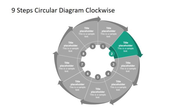 Editable 9 Steps Process Cycle - SlideModel