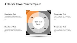 4 Quarters PowerPoint Diagram - SlideModel