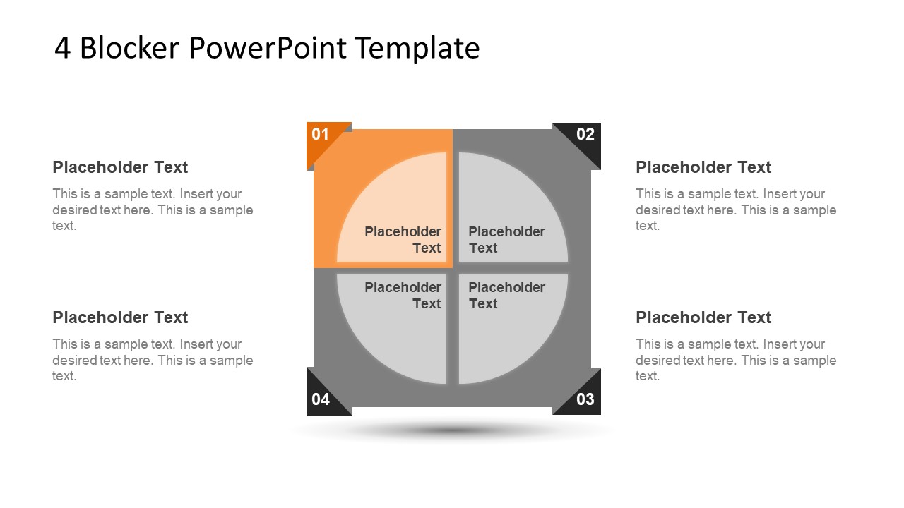 4 Blocker PowerPoint Template - SlideModel