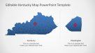 Map of State and County Kentucky PPT - SlideModel