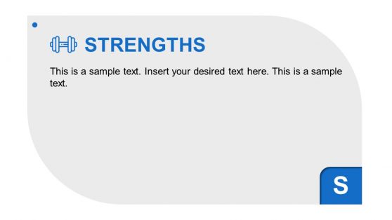 Editable Slide of SWOT Strengths - SlideModel