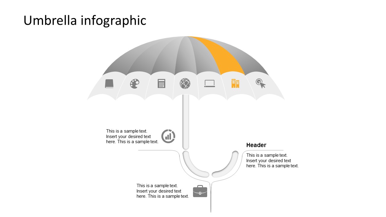 Umbrella Infographics PowerPoint Template - SlideModel