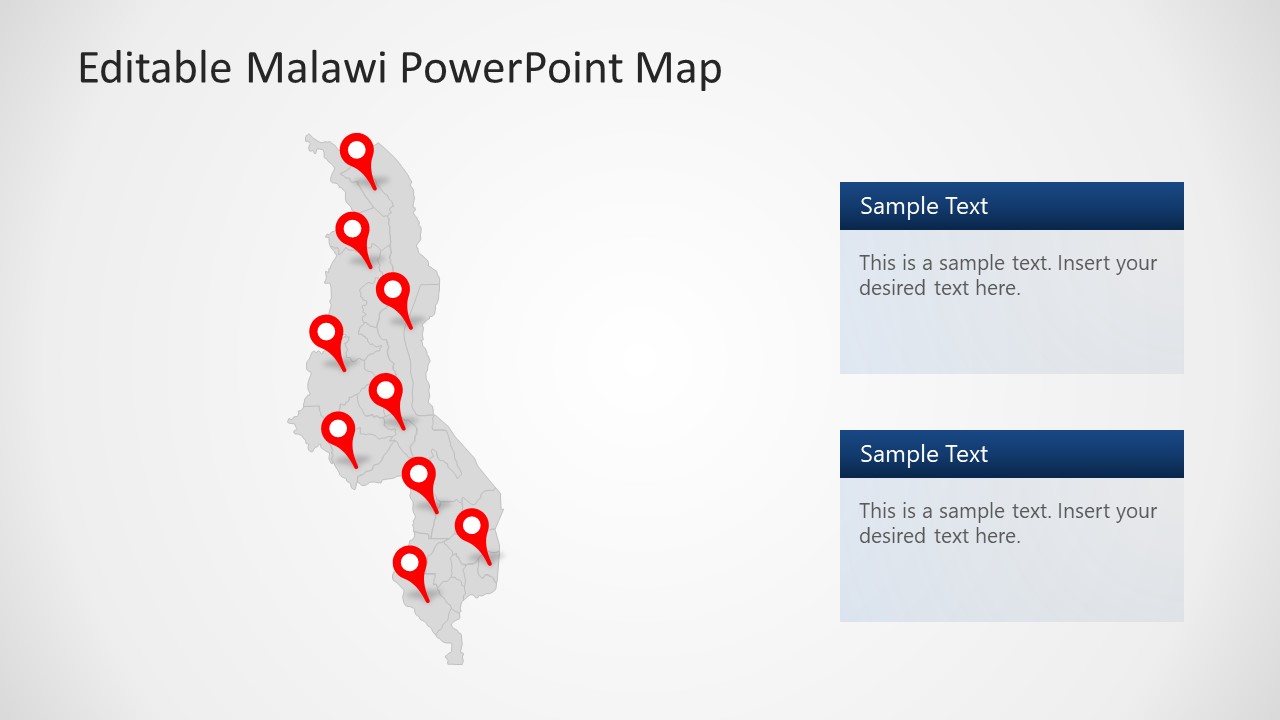Malawi PowerPoint Map - SlideModel