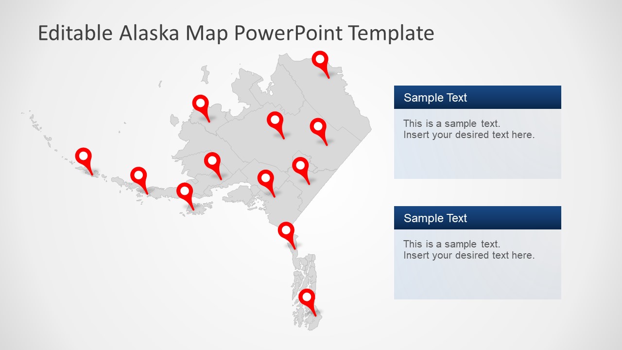Alaska US State PowerPoint Map - SlideModel