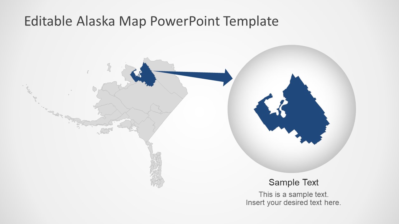 Alaska US State PowerPoint Map - SlideModel