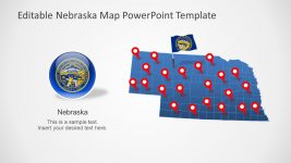 Nebraska PowerPoint Map Template - SlideModel