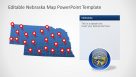 Editable Map of Nebraska PowerPoint Template - SlideModel