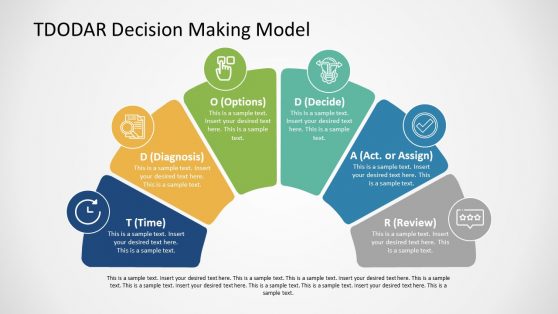 Semi-Circle TDODAR Decision Making Model PPT - SlideModel