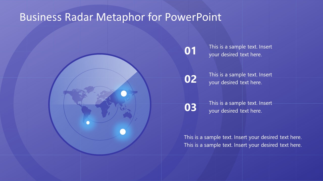 Business Radar PowerPoint Template - SlideModel