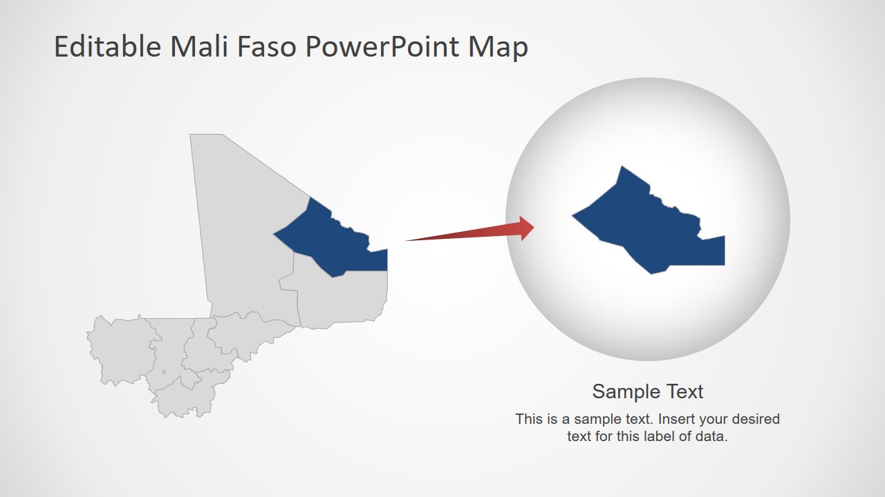 Mali PowerPoint Map - SlideModel