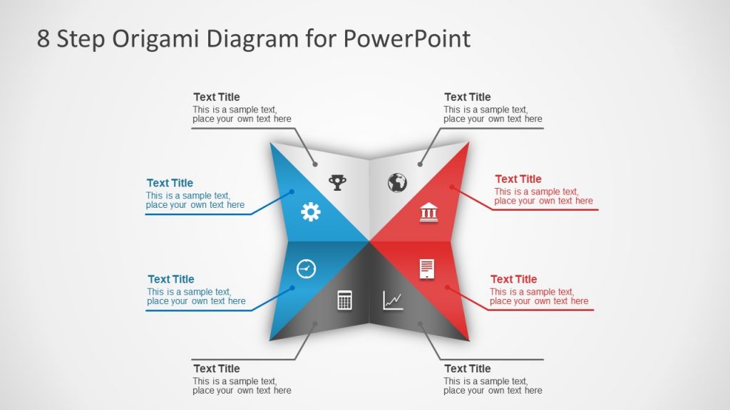 Origami PowerPoint Diagram Segments - SlideModel