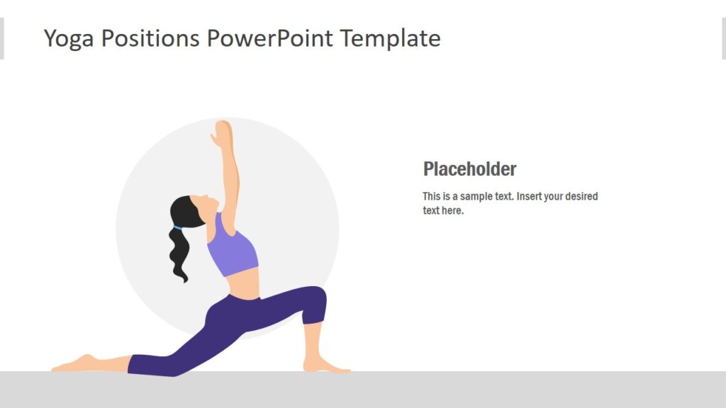 Templates of Yoga Positions - SlideModel