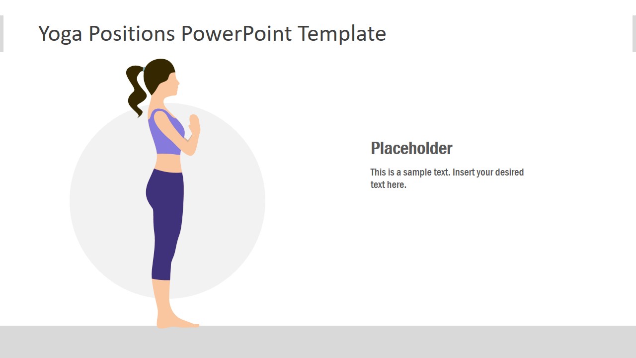 Yoga Positions PowerPoint Template - SlideModel