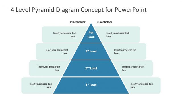 4 Level Pyramid Diagram PowerPoint - SlideModel