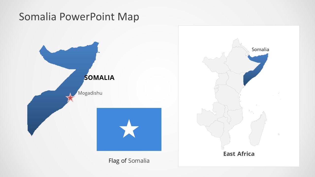 Free Somalia Map Template Free PowerPoint Template, 54% OFF