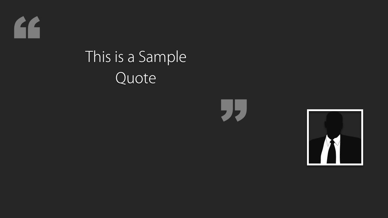 Quote Layouts for PowerPoint - SlideModel