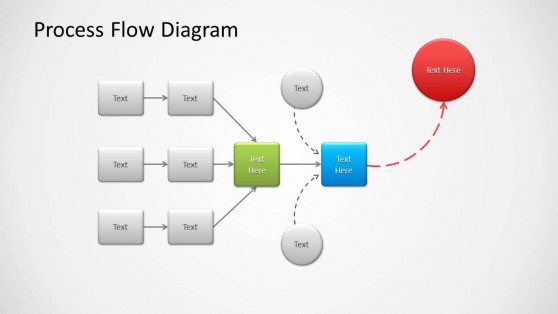 Process Flow Diagram Slide Design for PowerPoint - SlideModel