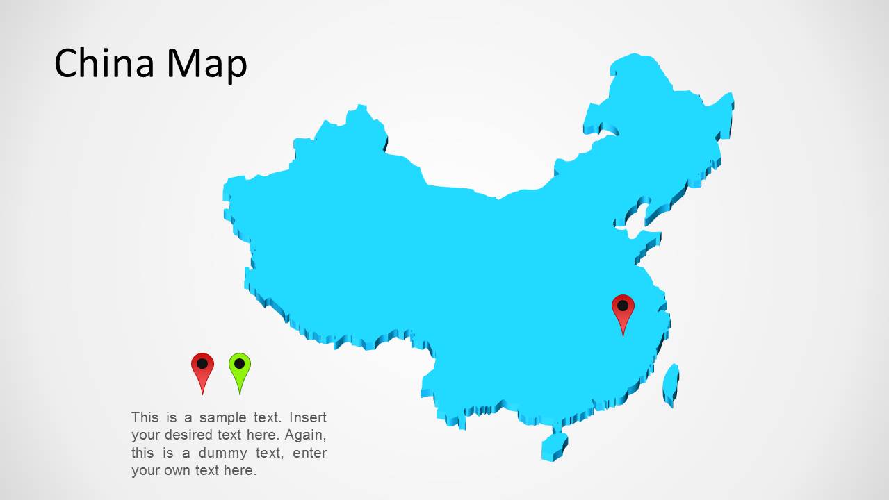 China Map for PowerPoint - SlideModel
