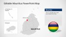 Editable Mauritius Map Presentation Template - SlideModel