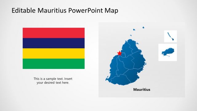 Mauritius Flag PPT Slide - SlideModel