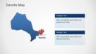Toronto Map Template Design - SlideModel