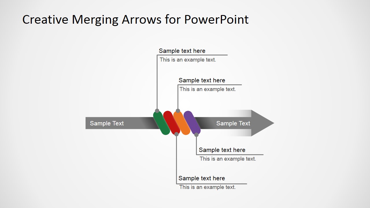 Creative Merging Arrows for PowerPoint - SlideModel Creative Merging Arrows for PowerPoint - SlideModel