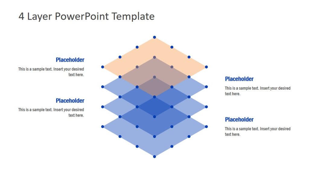 4 Level Stacked Layout PPT - SlideModel