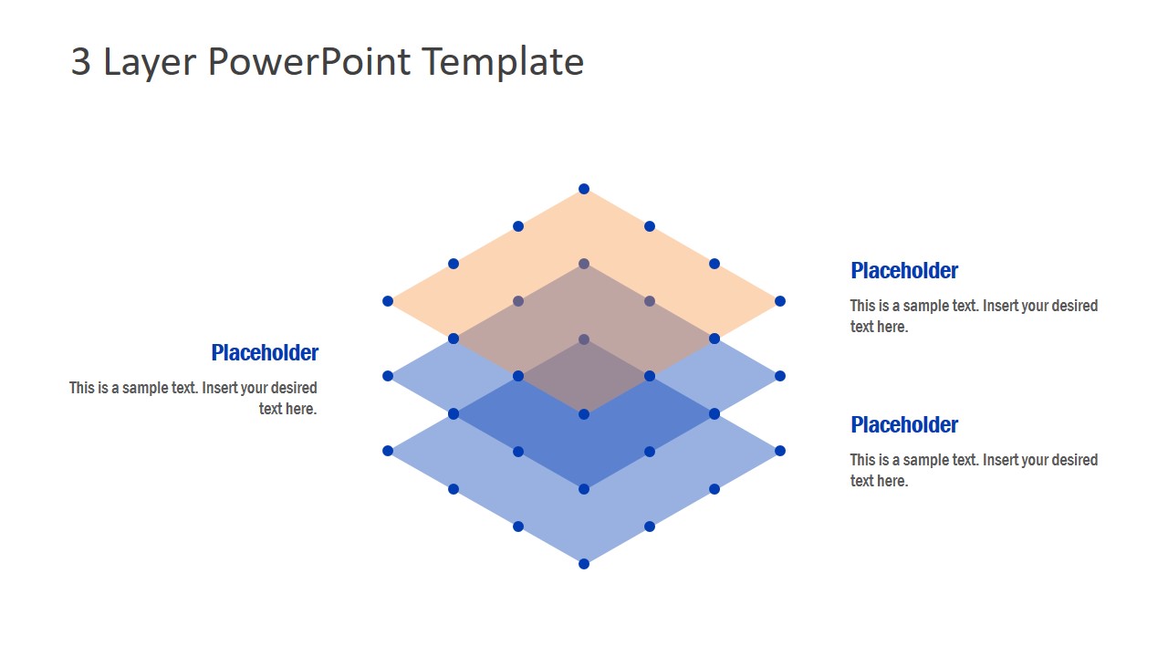 Simple 3 Layer PowerPoint Template - SlideModel