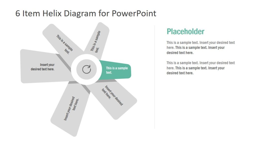 PowerPoint Diagram of 6 Items Design - SlideModel