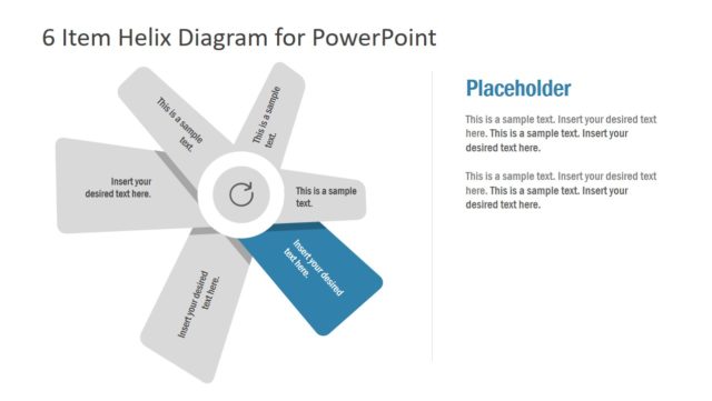 Editable Helix Diagram Template - SlideModel