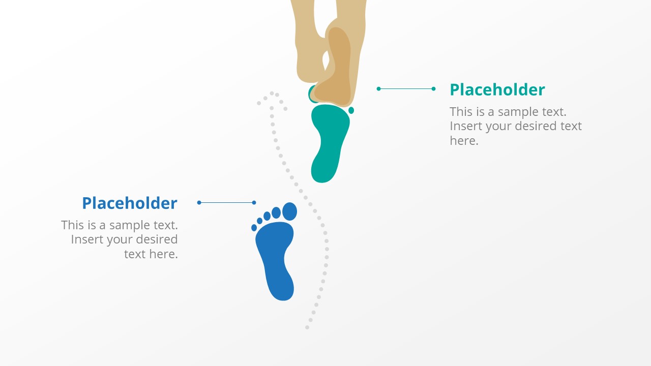 Footprint Scenes PowerPoint Diagram - SlideModel