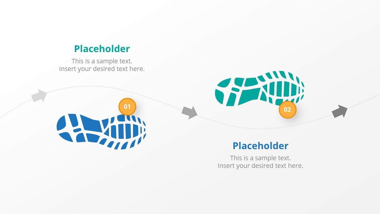 Footprint Scenes PowerPoint Shapes - SlideModel