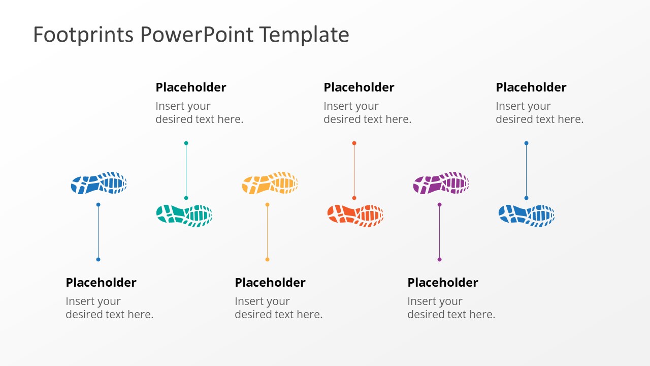 Footprint Scenes PowerPoint Shapes - SlideModel