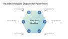 Rounded 6 Steps Hexagon PowerPoint - SlideModel