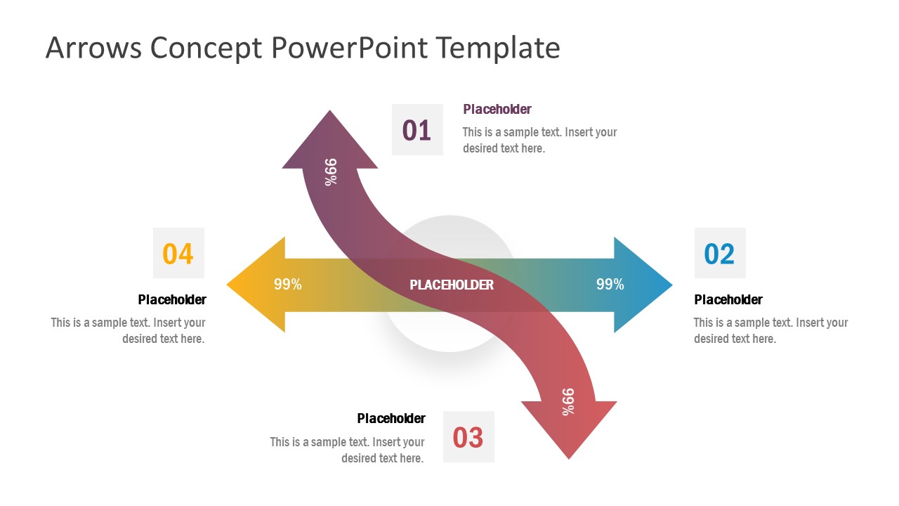 Arrows Concept PowerPoint Template - SlideModel