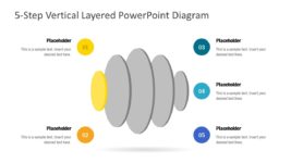 PowerPoint 5 Steps Linear Diagram - SlideModel