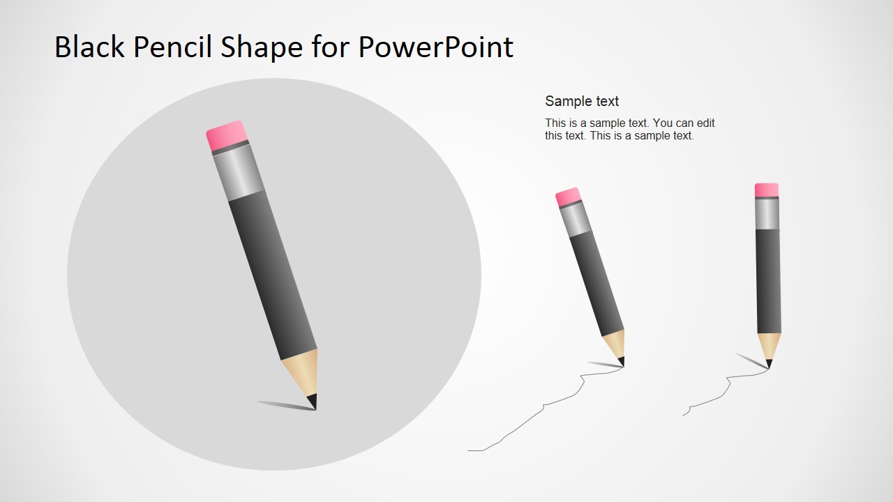 Pen, Pencil & Marker Shapes for PowerPoint