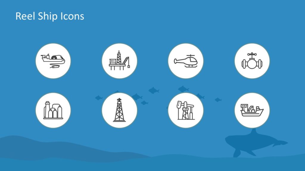 Reel Ship Clipart Icons PowerPoint - SlideModel