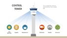 Control Tower PowerPoint Diagram - SlideModel