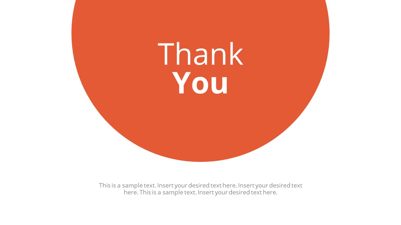 Thank You PowerPoint Slide Template SlideModel